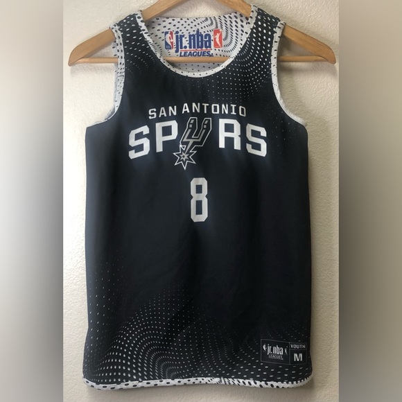 NBA | Shirts & Tops | Jersey San Antonio Spurs Youth Reversible 8 Patty ...